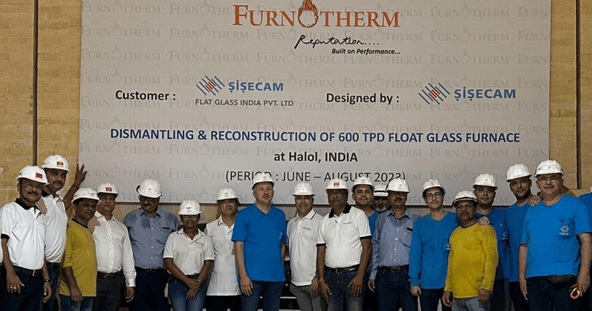 Furnotherm completes Sisecam glass furnace project