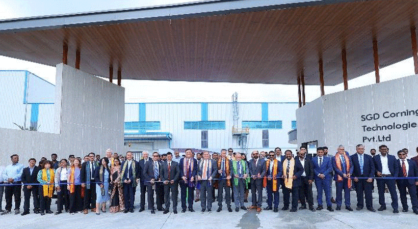 Corning and SGD Pharma inaugurate Indian glass facility